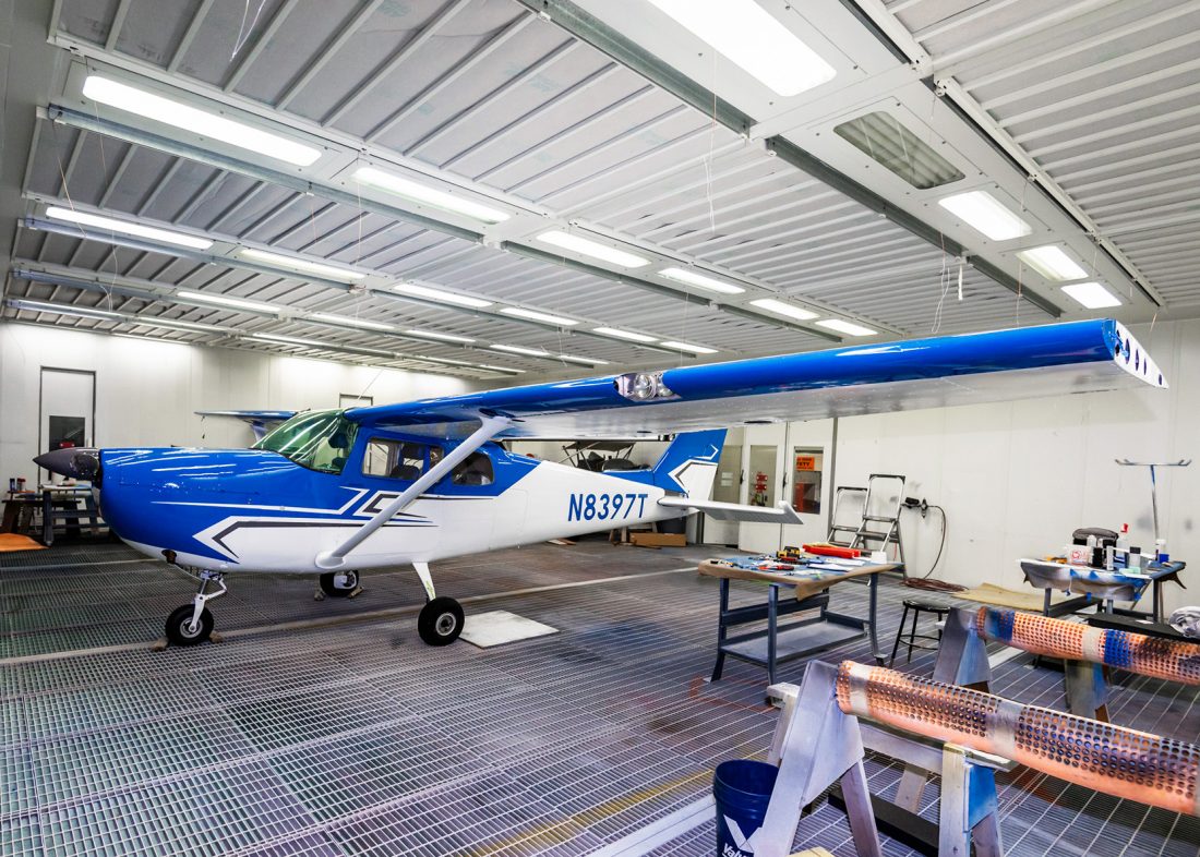 With flying colors: Student takes lead in repainting aircraft | News ...